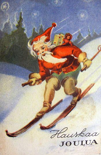 Joulukortit | Sormet sopassa keittokirja – Wanhanajan joulukortti